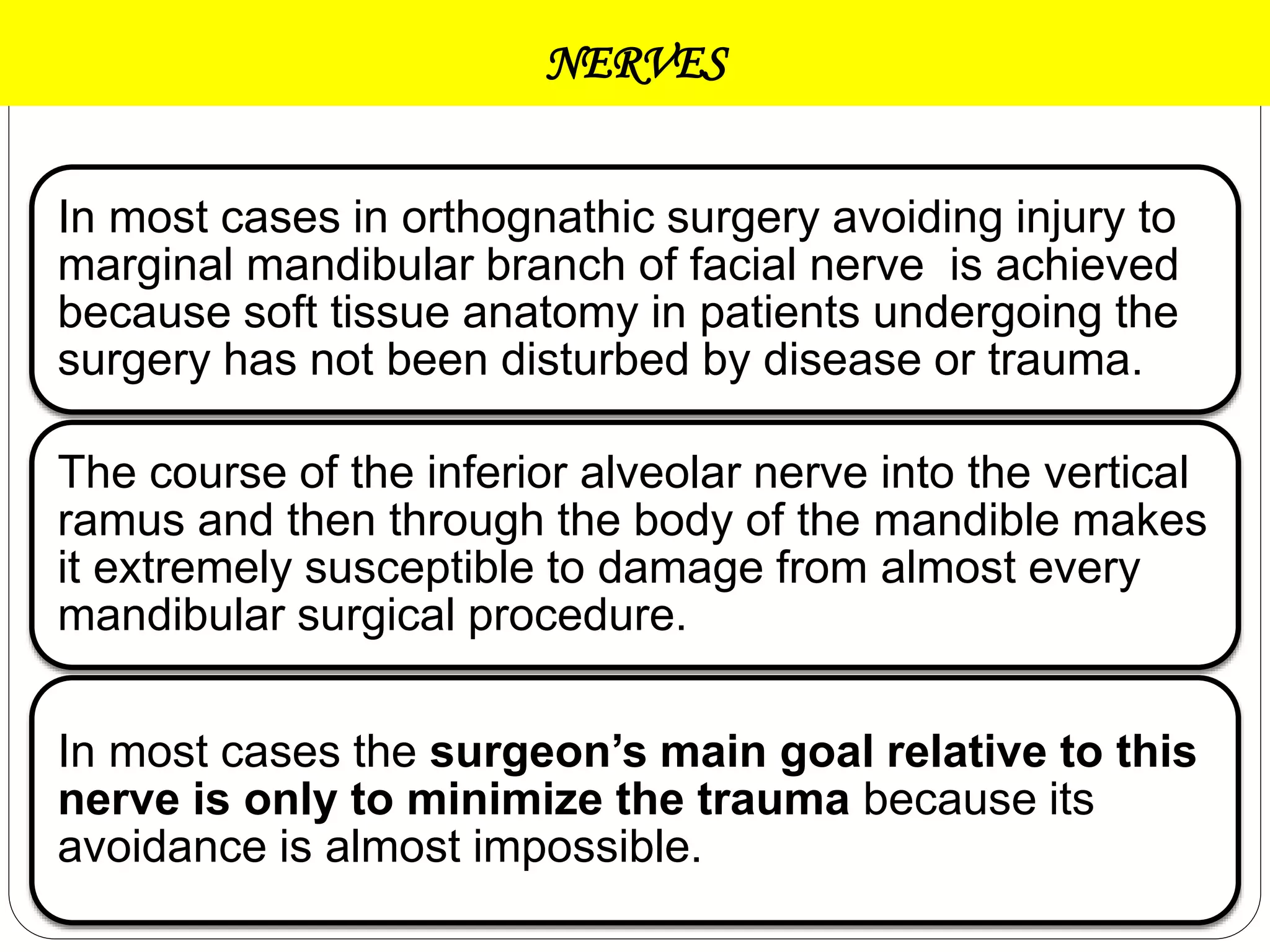 Mandibular orthognathic procedures 1- ih | PPTX