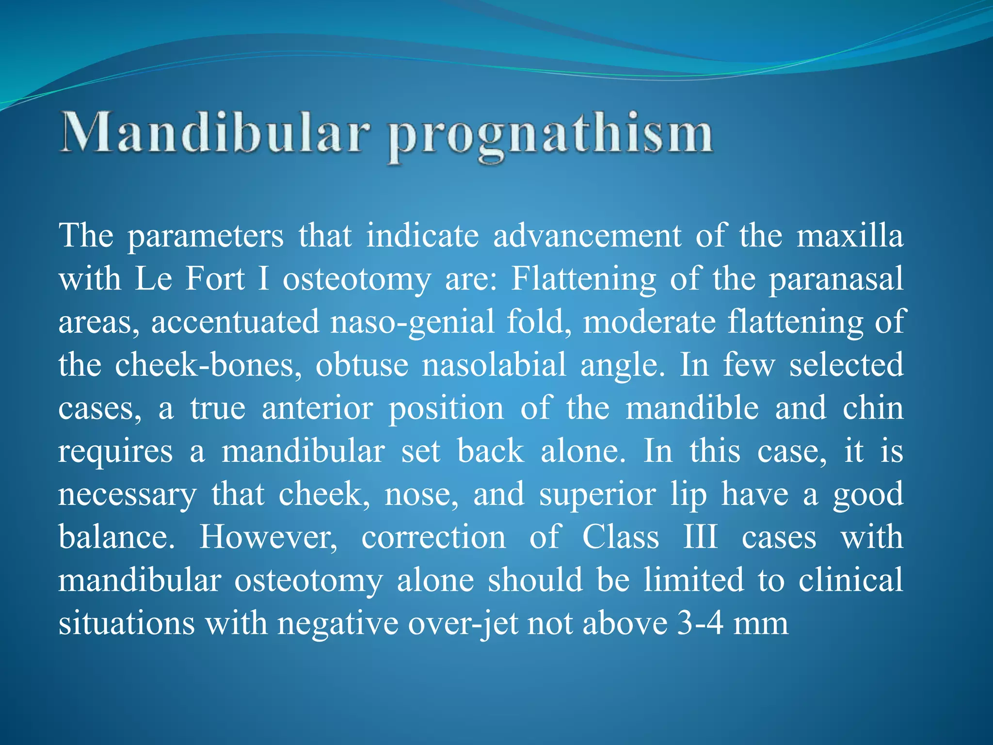 Mandibular prognathism | PPTX
