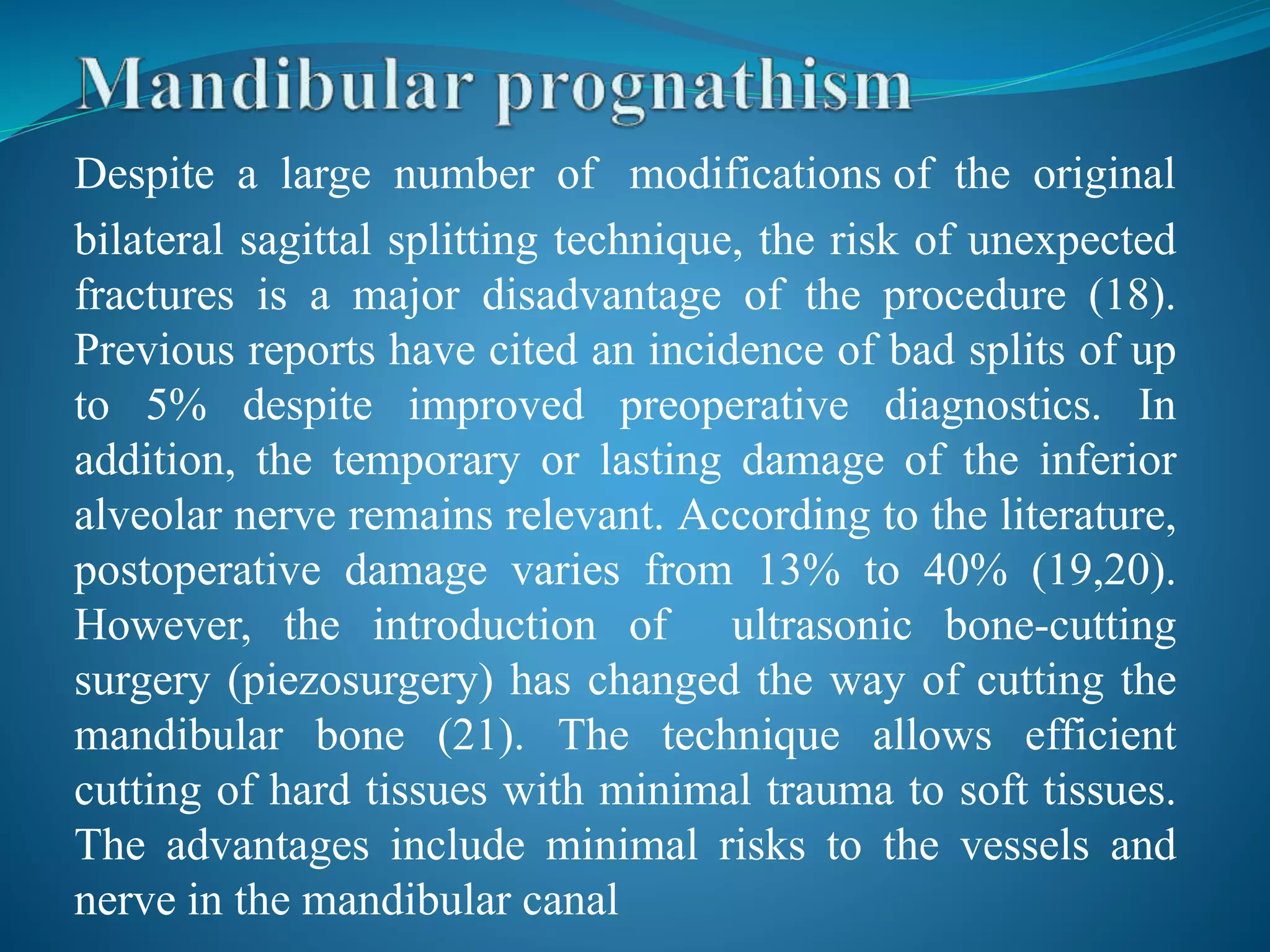Mandibular prognathism | PPTX | Dental Health | Diseases and Conditions