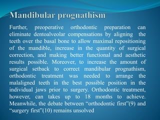 Mandibular prognathism | PPTX