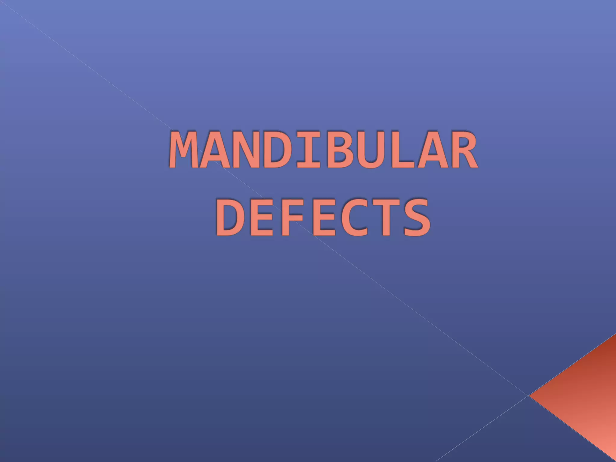 Mandibular reconstruction | PPT