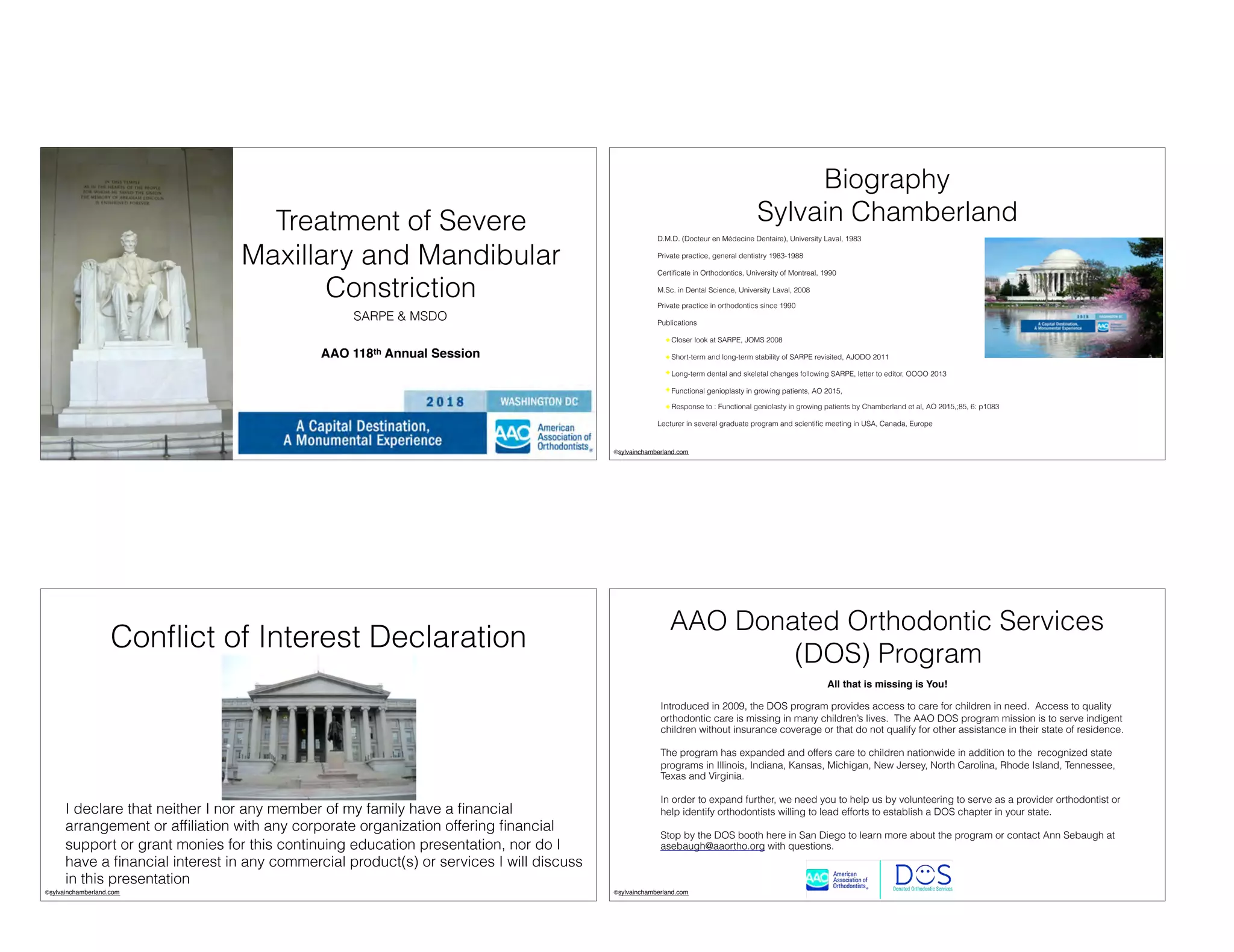 Mandibular Symphyseal Distraction Osteogenesis and SARPE aao 2018 ...