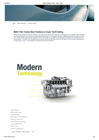 Man diesel & turbo – man 175 d | PDF