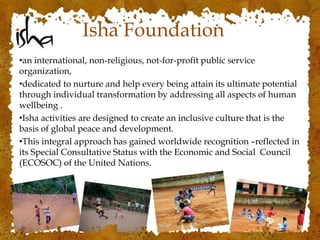 Maidan Summit 2011 - Mandira Srivastava, Isha Foundation | PDF