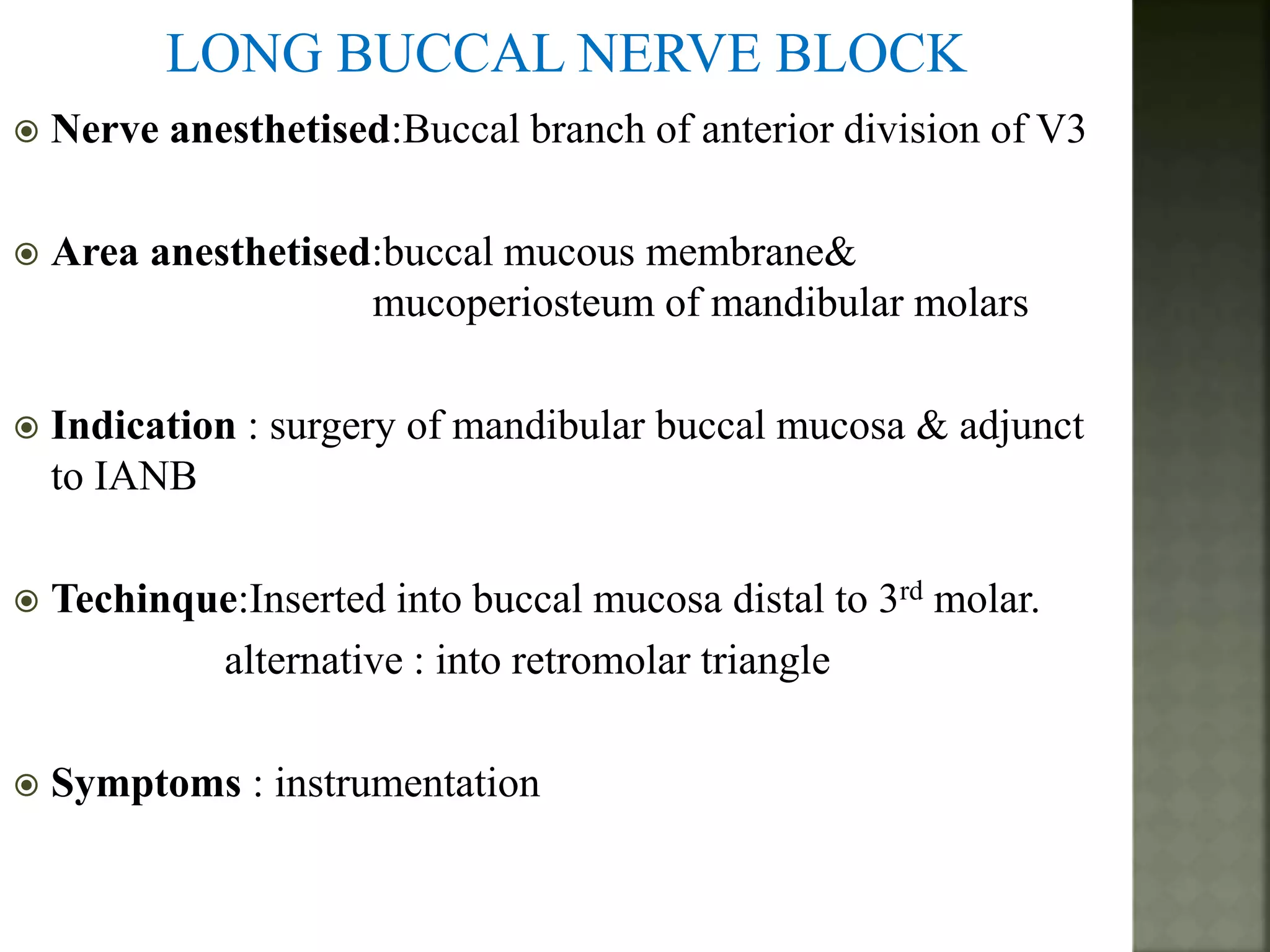 Mandibular nerve blocks techniques | PPTX