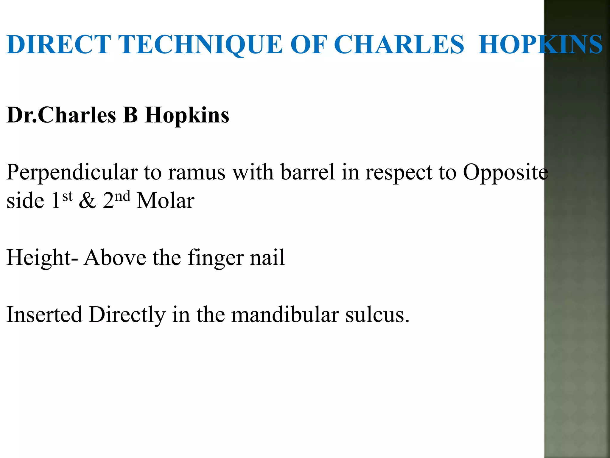 Mandibular nerve blocks techniques | PPTX