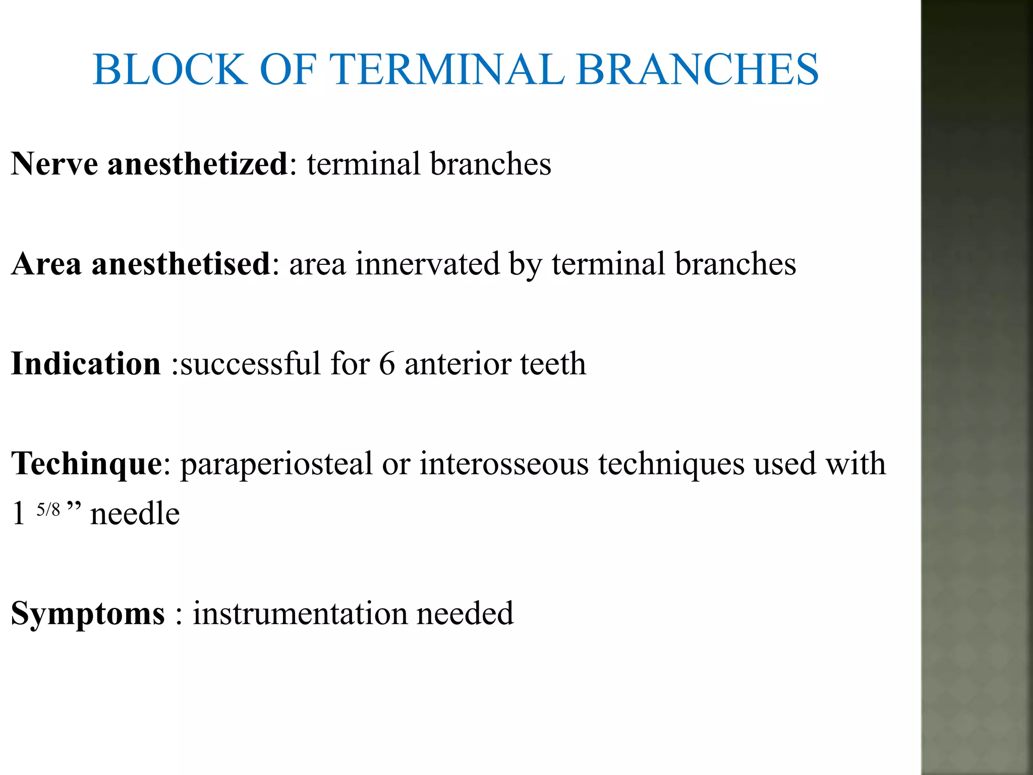 Mandibular nerve blocks techniques | PPTX