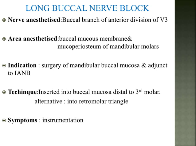 Mandibular nerve blocks techniques | PPTX | Ear, Nose and Throat ...