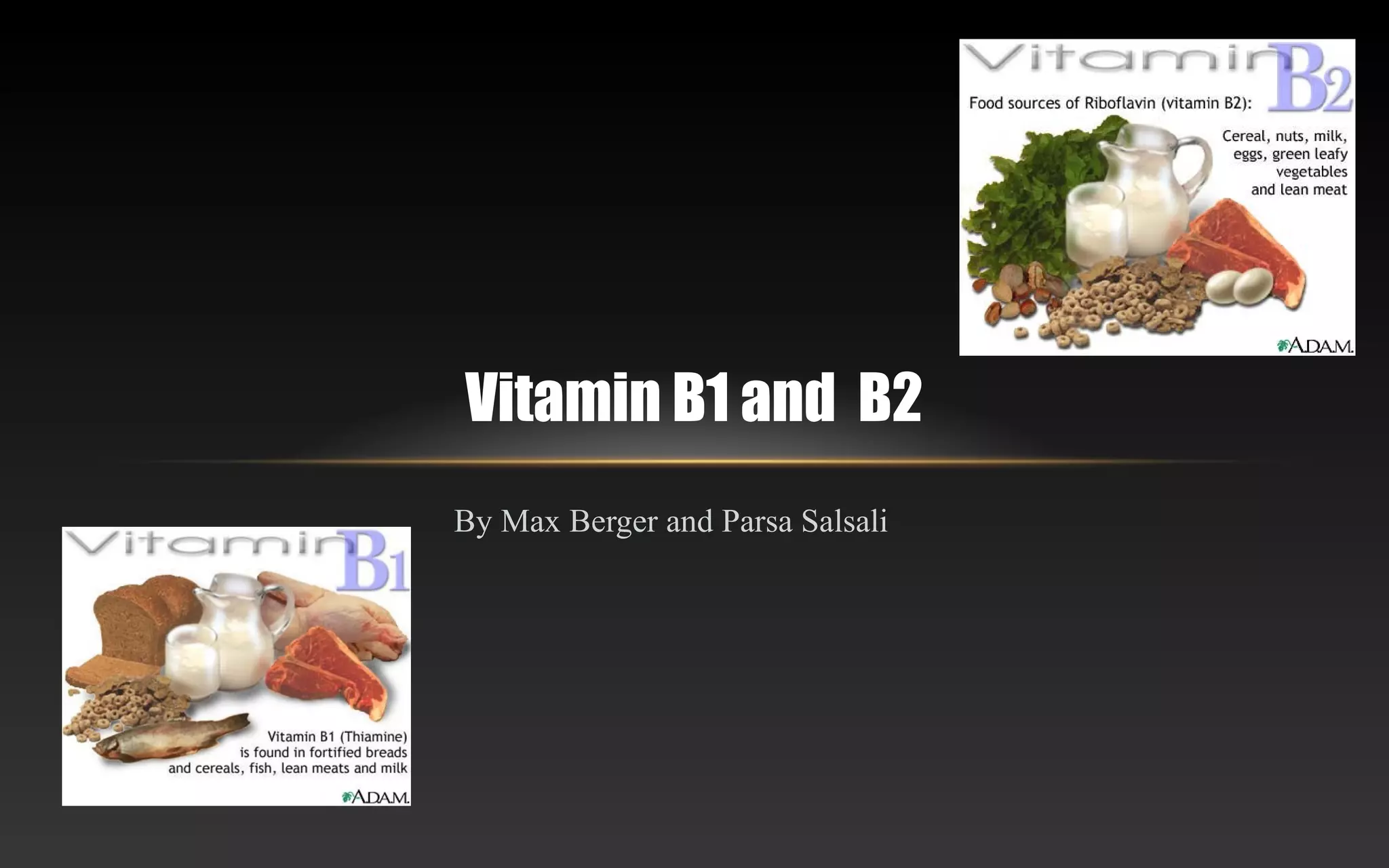 Vitamin b1 and b2 | PPT
