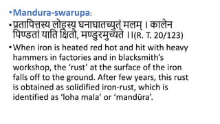 Mandura.pptx rasa shastra mandura dravya | PPTX