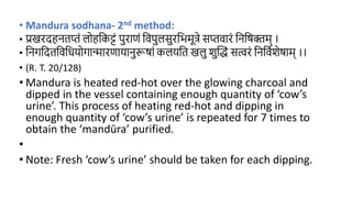 Mandura.pptx rasa shastra mandura dravya | PPTX
