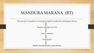 Concept of Mandura / Lohakitta in Ayurveda | PDF | Chemistry | Science