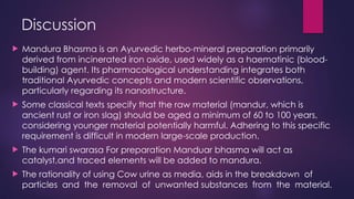 Review on Mandura bhasma preparation.pptx
