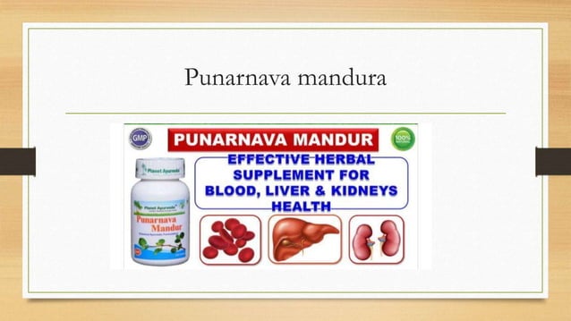 mandura kalpana.pptx satavari mandura kalpana and punarnava mandura ...