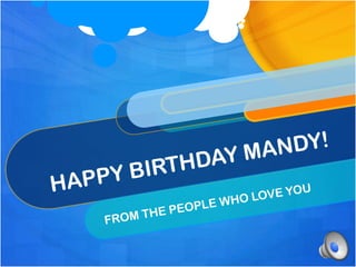 Mandy Birthday | PPTX