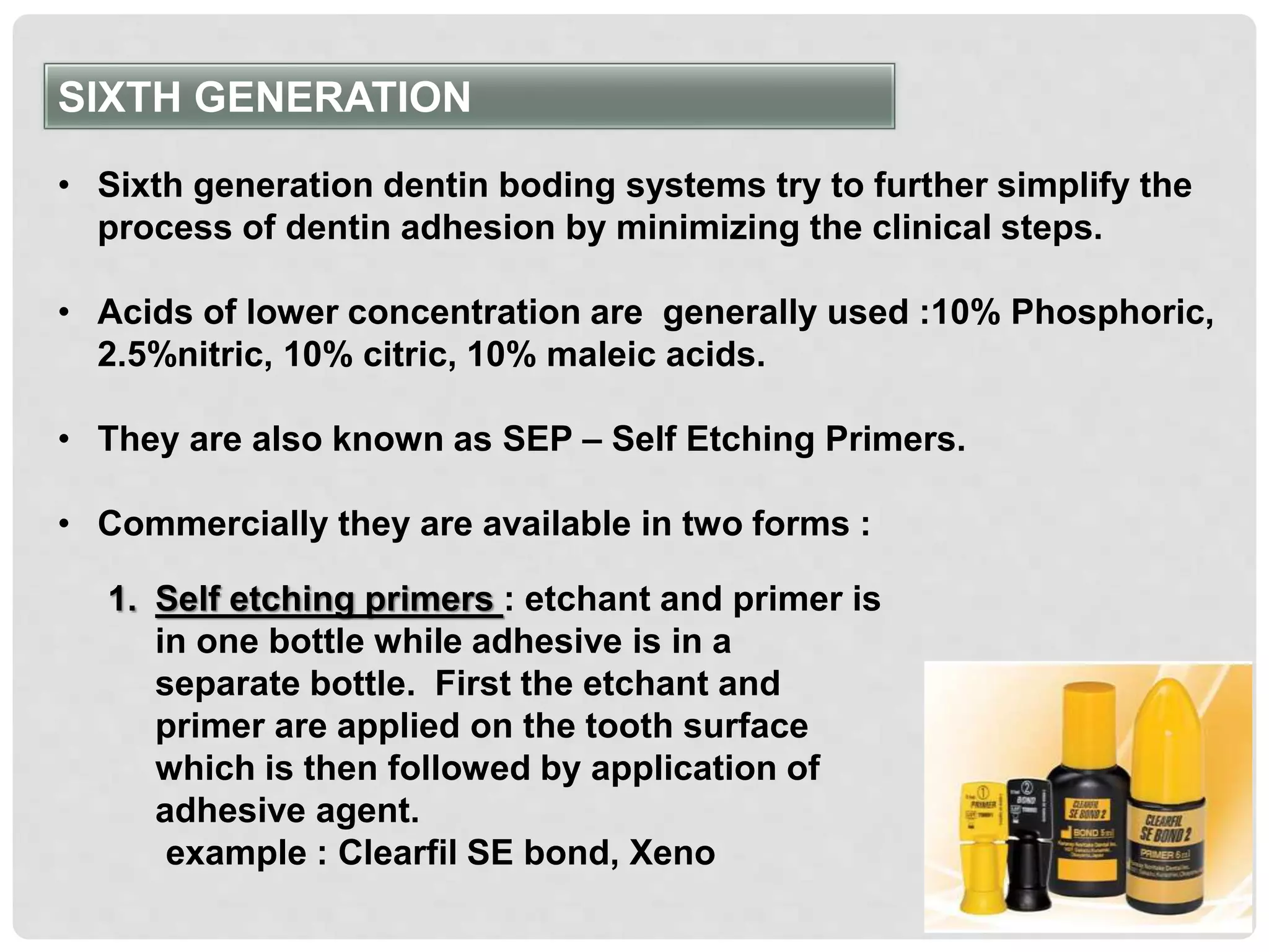 bonding to enamel & dentin | PPTX