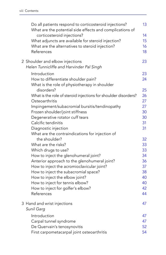 Maneesh Bhatia Editor Musculoskeletal Injections And Alternative Options A Practical Guide