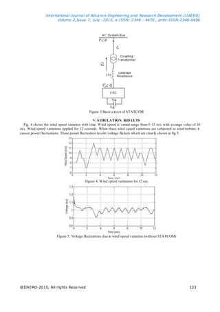 Voltage Flicker Mitigation of Wind Farm Using a STATCOM | PDF