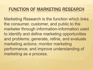 Marketing research application | PPTX