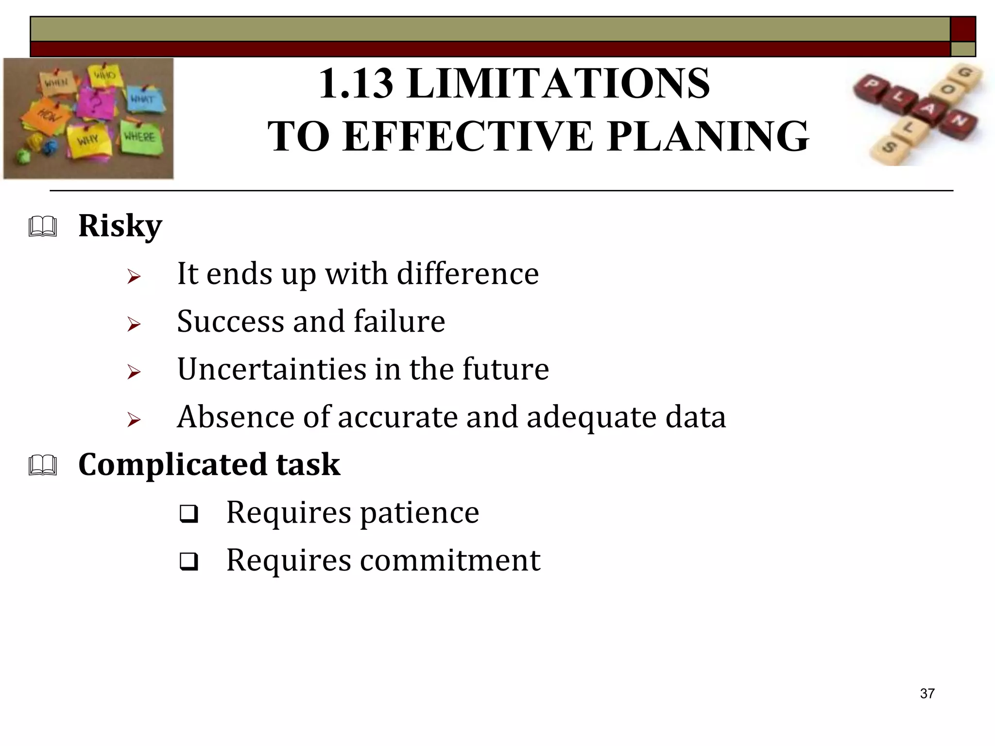 Manegerial planing & descion making | PPT