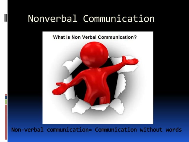 verbal v/s non verbal communication | PPT