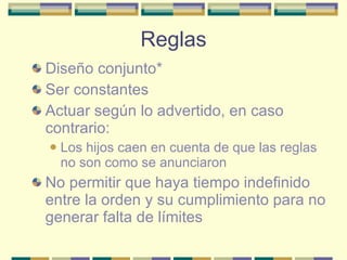 Manejo de límites y disciplina | PPT