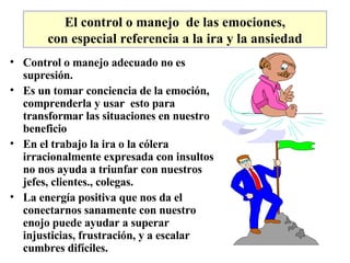 Manejo del enojo y la ansiedad | PPT