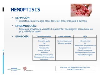 Control de síntomas respiratorios en cuidados paliativos (por Ana ...