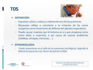 Control de síntomas respiratorios en cuidados paliativos (por Ana ...