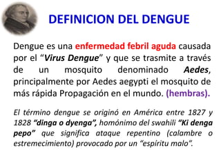 Manejo clinico del dengue ultimo alfredin 2018 | PPTX