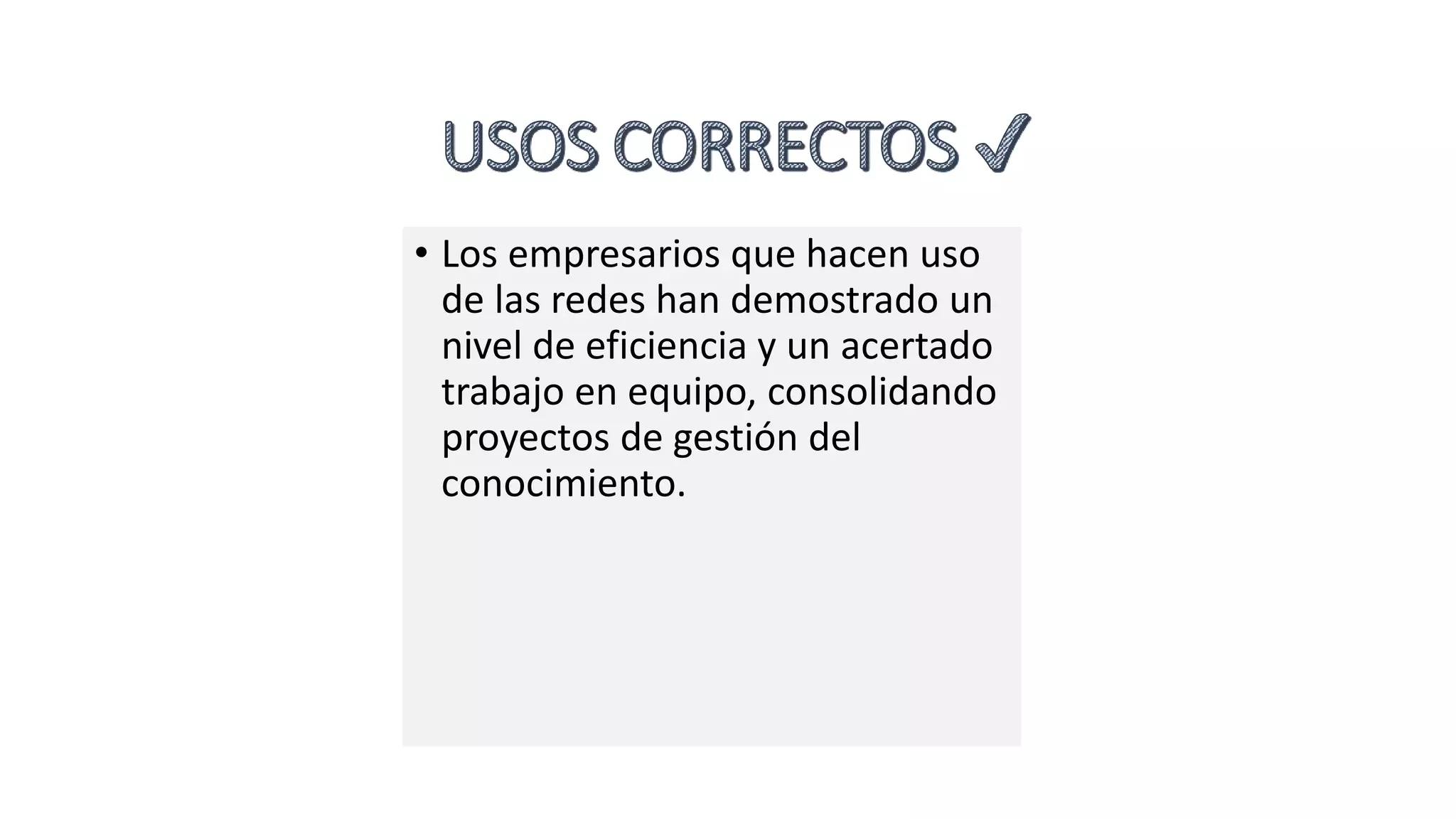 Manejo correcto e incorrecto de las redes sociales | PPTX | Internet ...