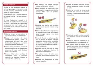 Manejo cuter seguridad fremap | PDF