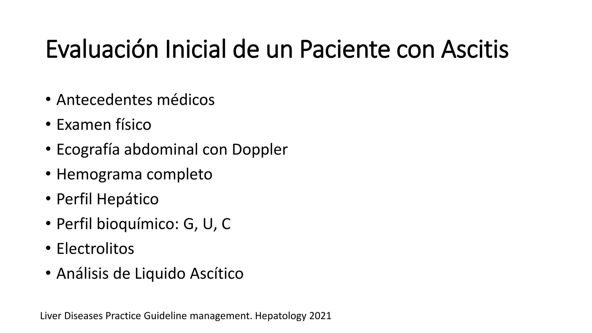 Manejo de Ascitis.pptx | Digestive Disorders | Diseases and Conditions