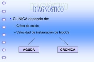 Manejo de calcemia postquirúrgica | PPT
