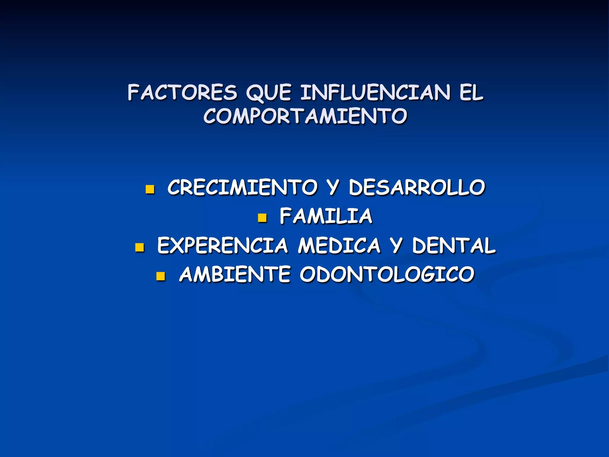 Manejo de Comportamiento | PPT