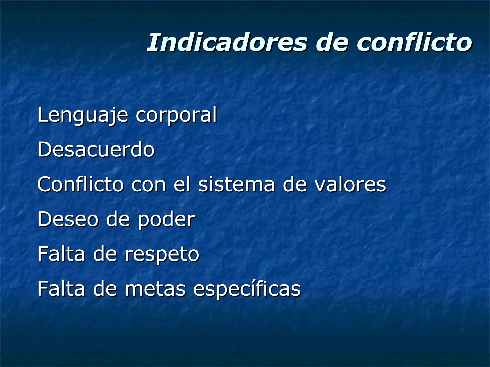 Manejo De Conflictos | PPT
