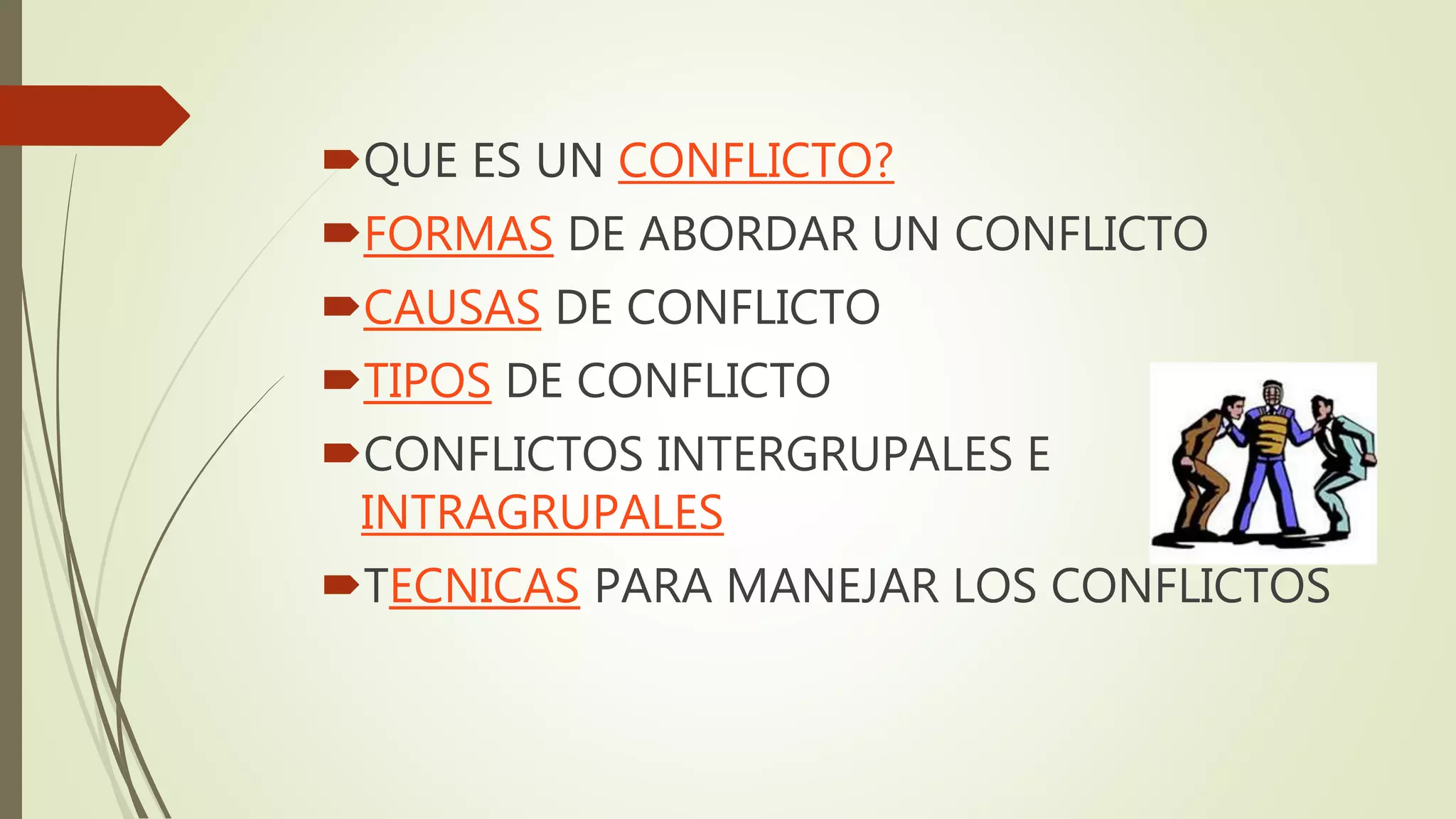 Manejo de conflictos | PPT