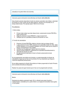 Manejo de equipos | DOCX