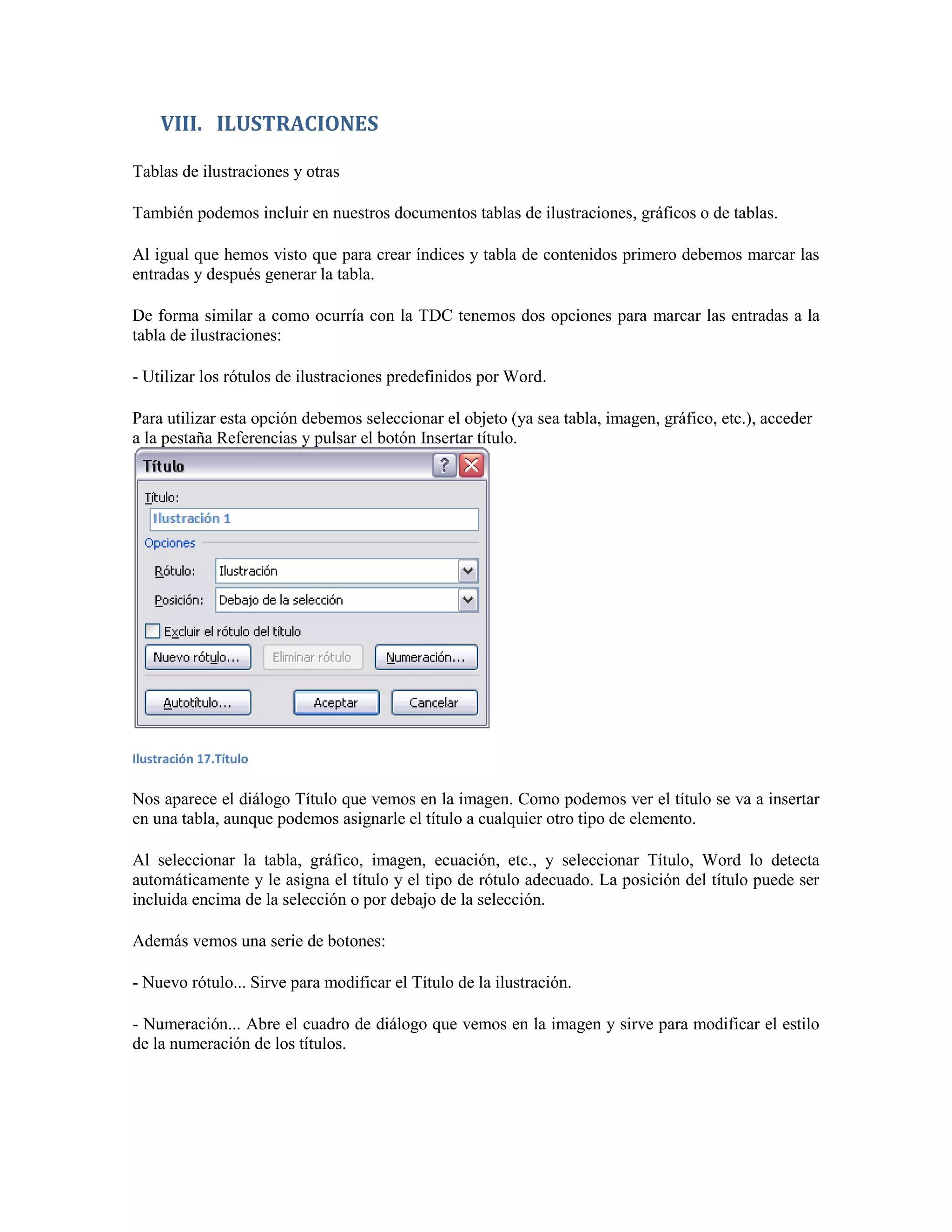 Manejo de estilos,índices,tablas de contenidos e ilustraciones.infotami | PDF