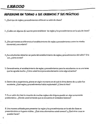 El Manejo Efectivo del Salon de Clases | PDF