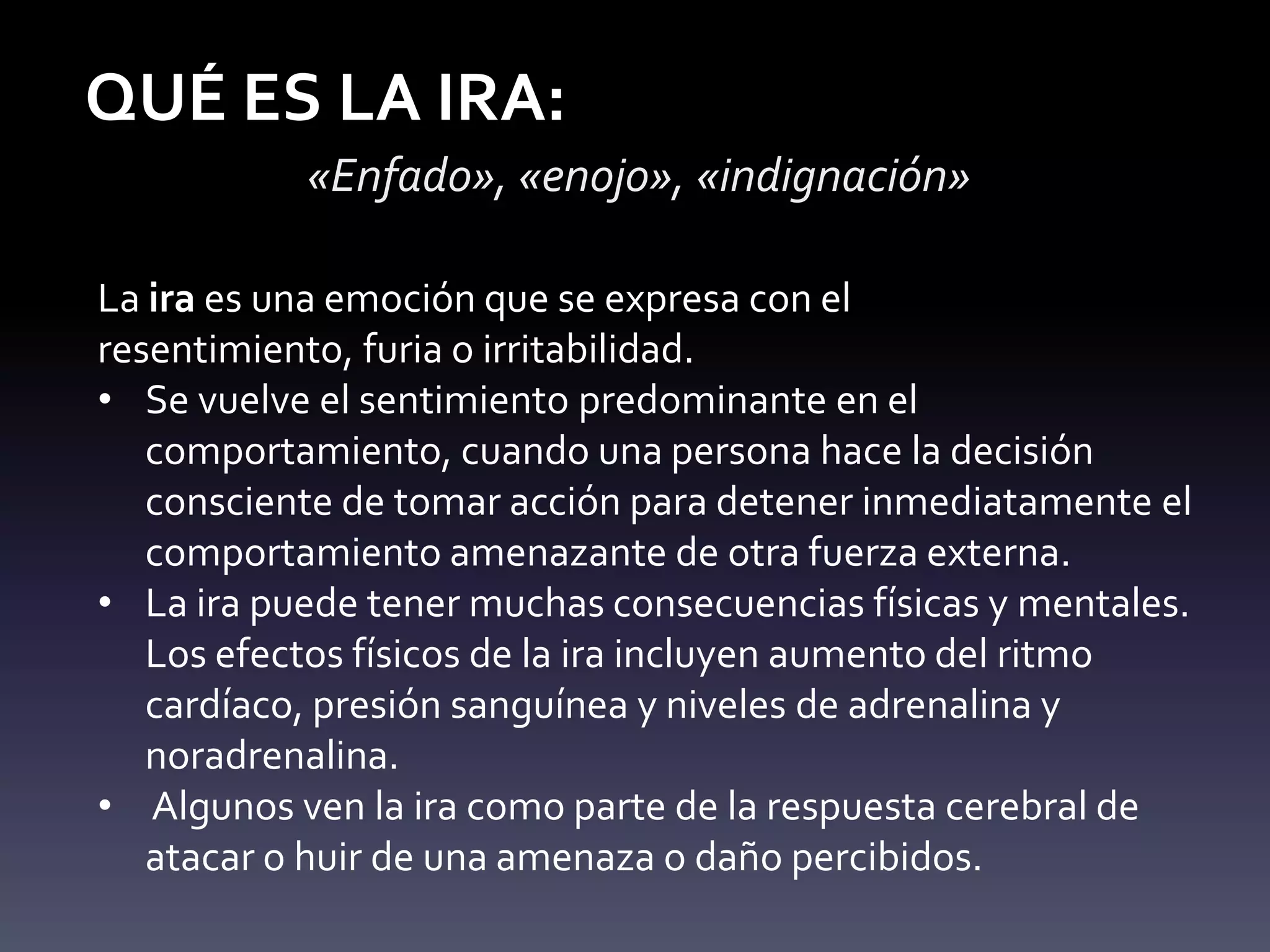Manejo de ira o enojo | PPTX