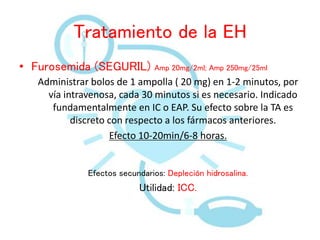 Manejo de la crisis hipertensiva | PPTX
