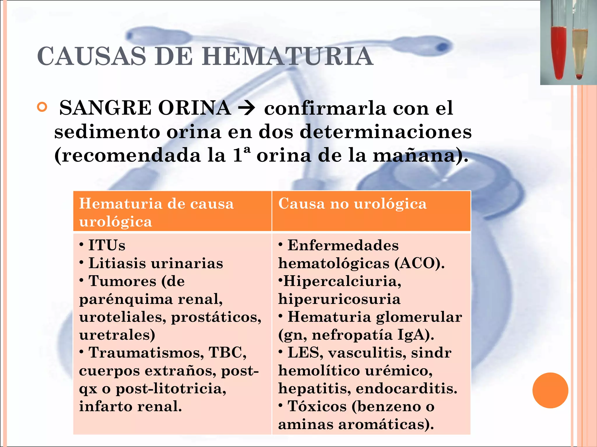 Manejo de la hematuria en atención primaria (1) | PPT