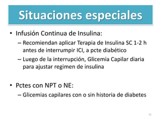 Manejo de la hiperglicemia en el paciente hospitalizado | PPTX