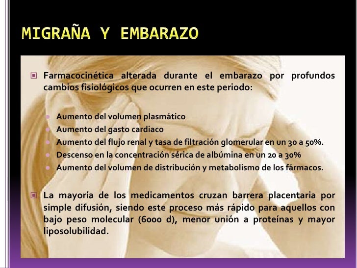 Manejo de la migraña durante el embarazo