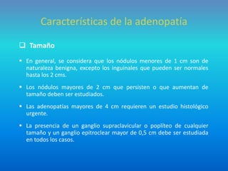 Manejo del paciente con adenopatias en ap | PPTX