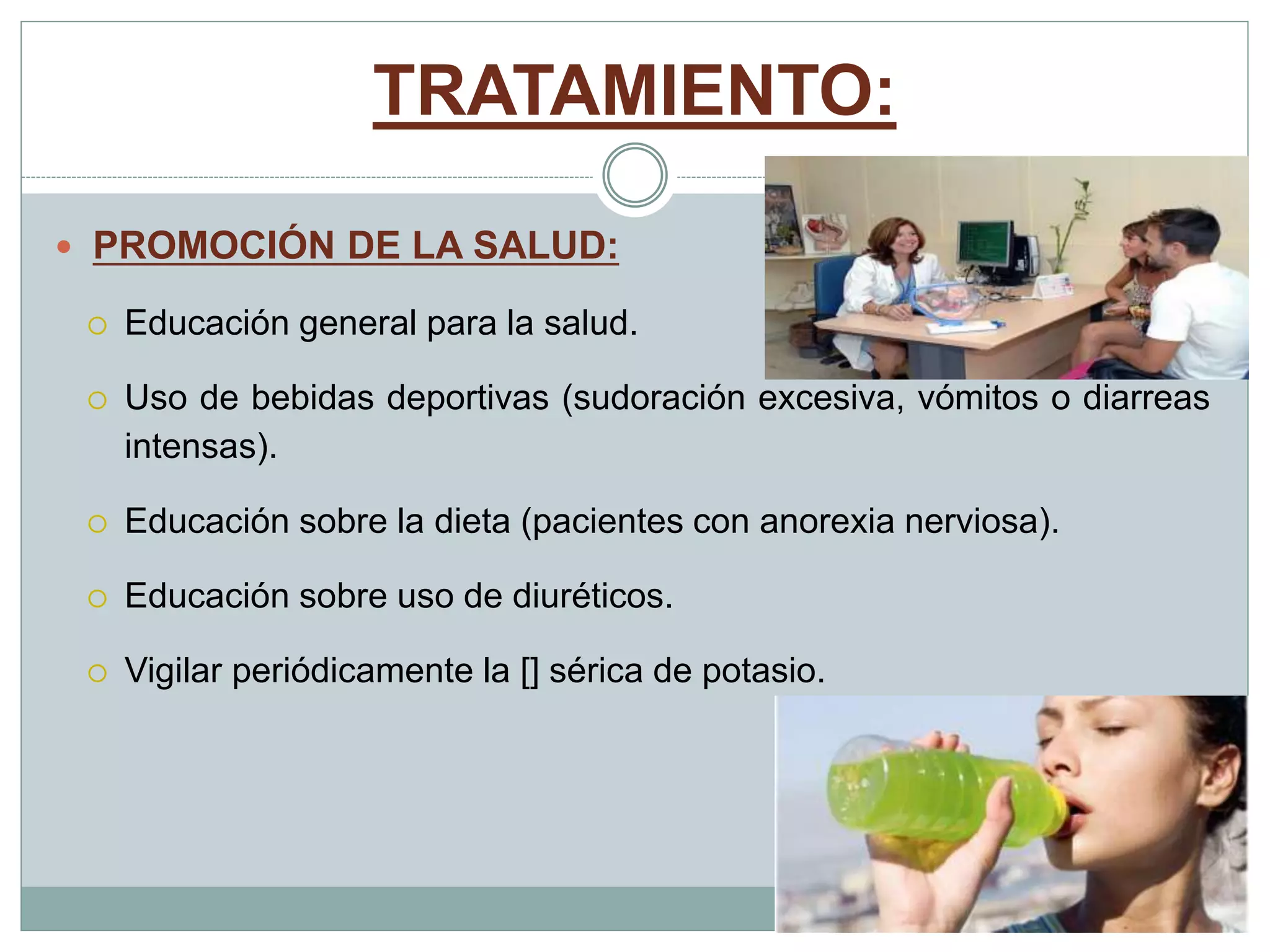 Manejo del paciente con hipopotasemia | PPTX