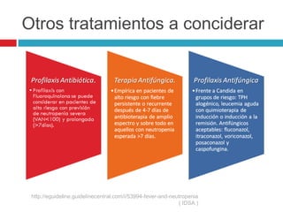 Manejo del paciente neutropénico febril | PPT