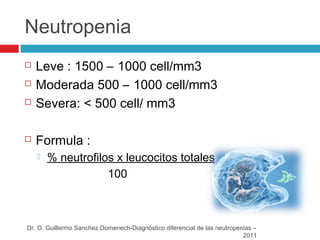 Manejo del paciente neutropénico febril | PPT