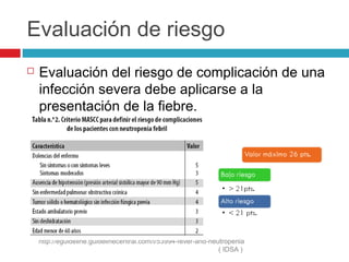 Manejo del paciente neutropénico febril | PPT